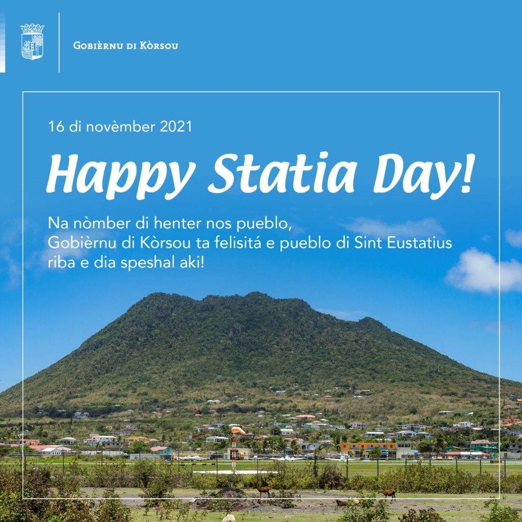 Djamars 16 di novèmber 2021 – Happy Statia Day! - Informashon tokante ...